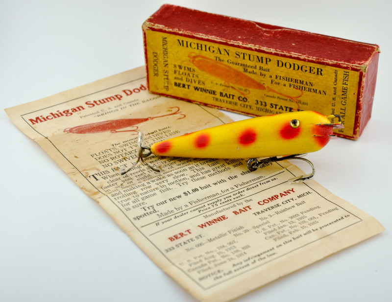 Winnie Stump Dodger Lure - Fin and Flame Fishing For History
